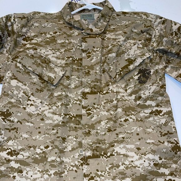 Jackets & Coats | New Usmc Us Marine Corp Desert Marpat Jacket Blouse W ...